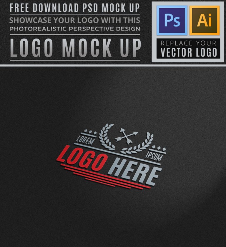 Perspective Logo Presentation Mock Up For Logo Designers - Designertale
