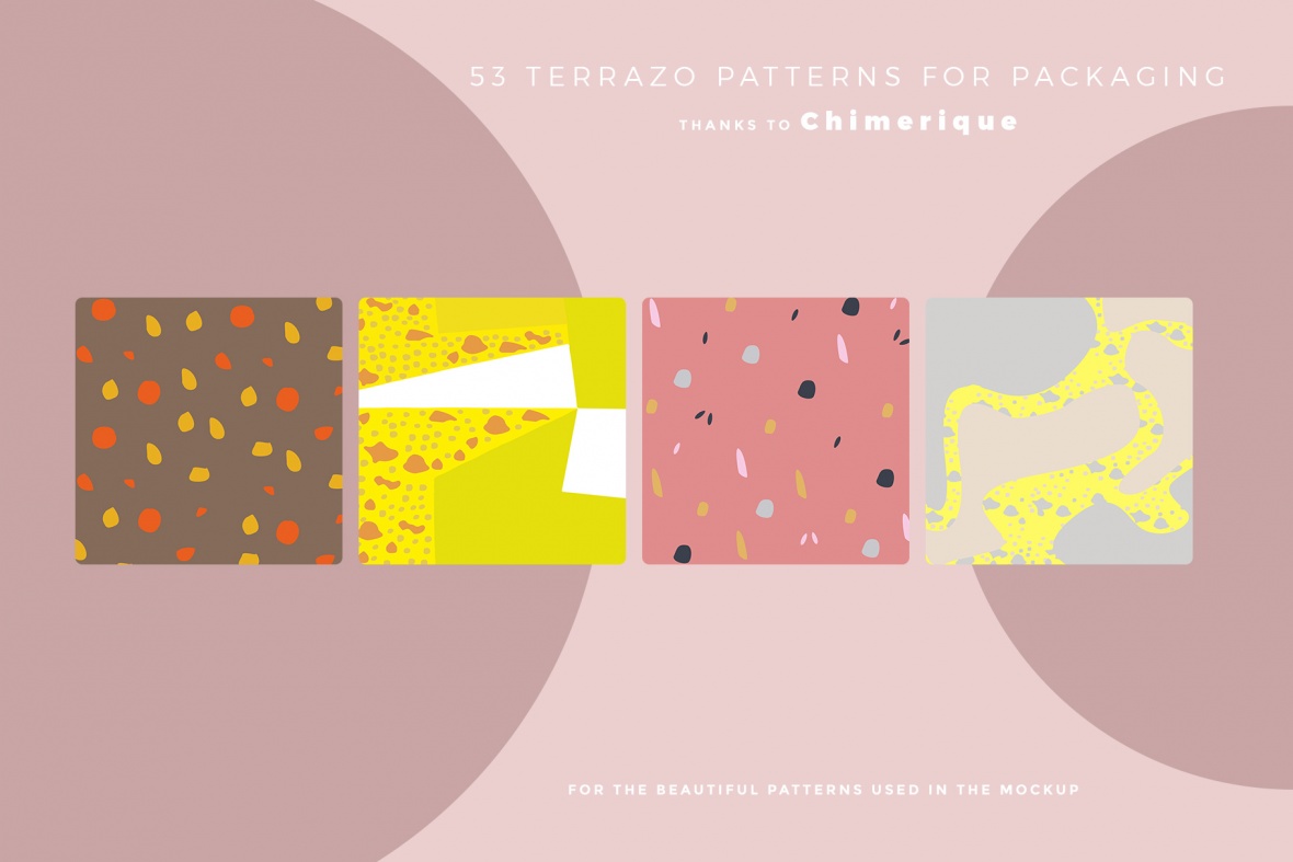 Top view Single Snack Pouch Packaging Mockup - Designertale