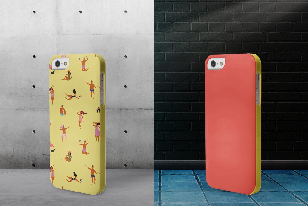 iPhone Snap Back case Mockup - Designertale