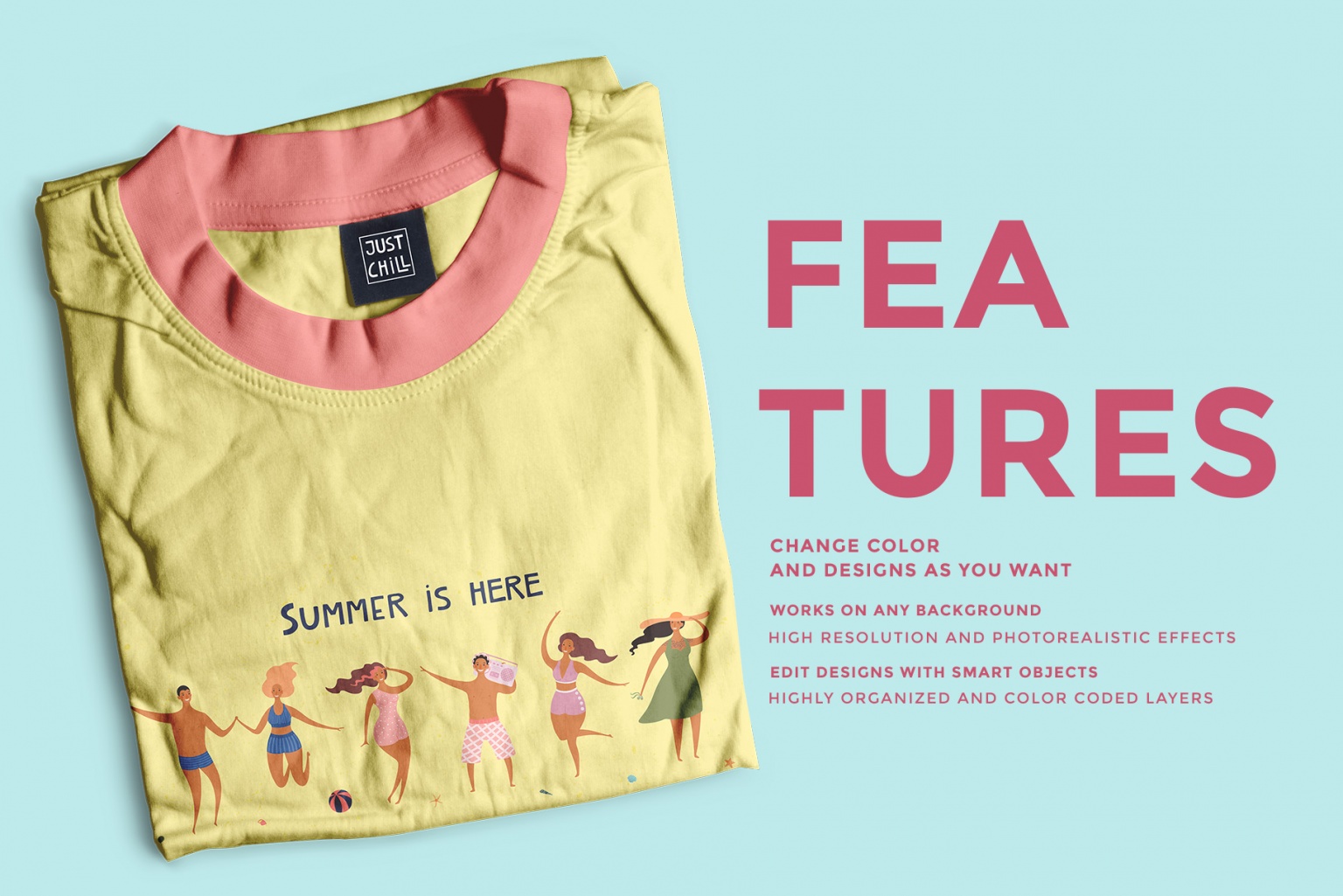 Top View Folded Round Neck Tshirt Mockup | Designertale