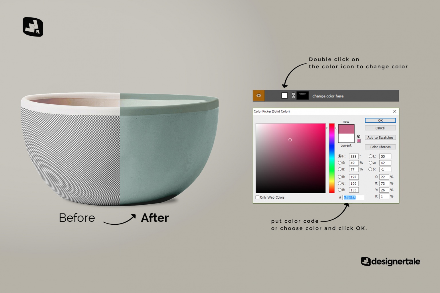 Front View Bowl Mockup Vol.1 - Designertale