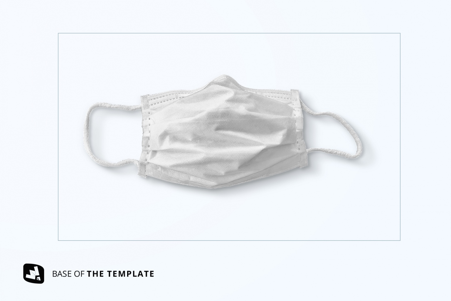 Top View Reusable Mask Mockup - Designertale