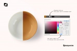Top View Deep Ceramic Bowl Mockup - Designertale