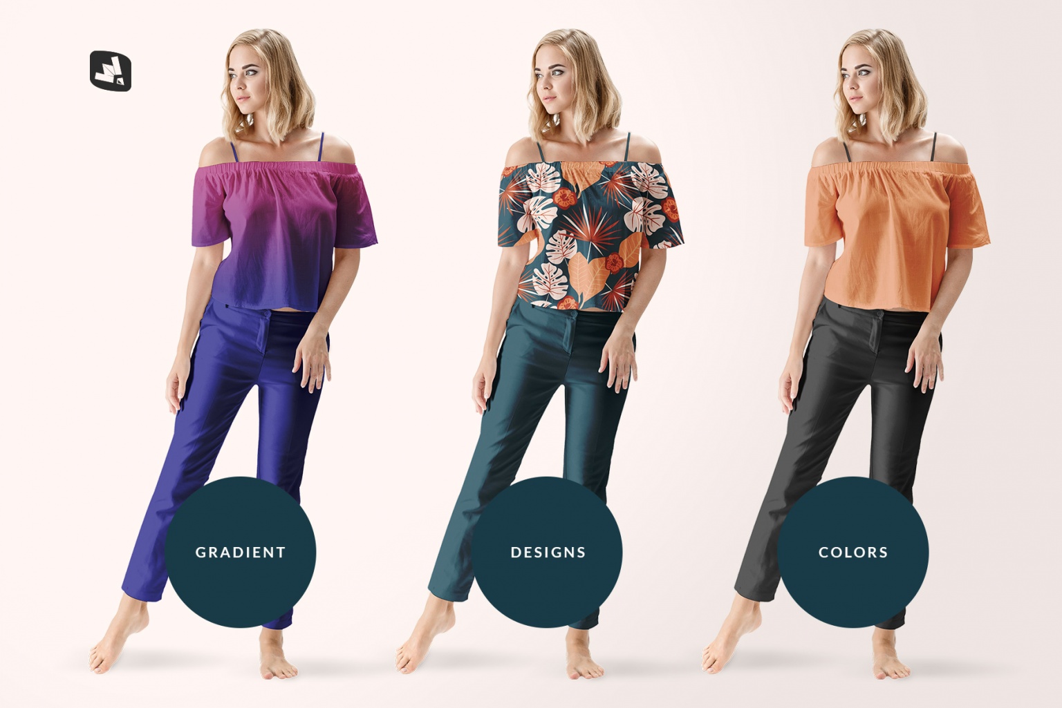 Female Summer Outfit Mockup - Designertale