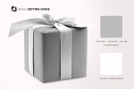 Wrapping Paper Mockup With Box - Designertale
