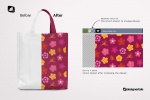 Front View Canvas Bag Mockup | Designertale
