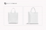 Front View Canvas Bag Mockup | Designertale