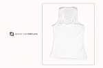 Top View Female Tank Top Mockup | Designertale