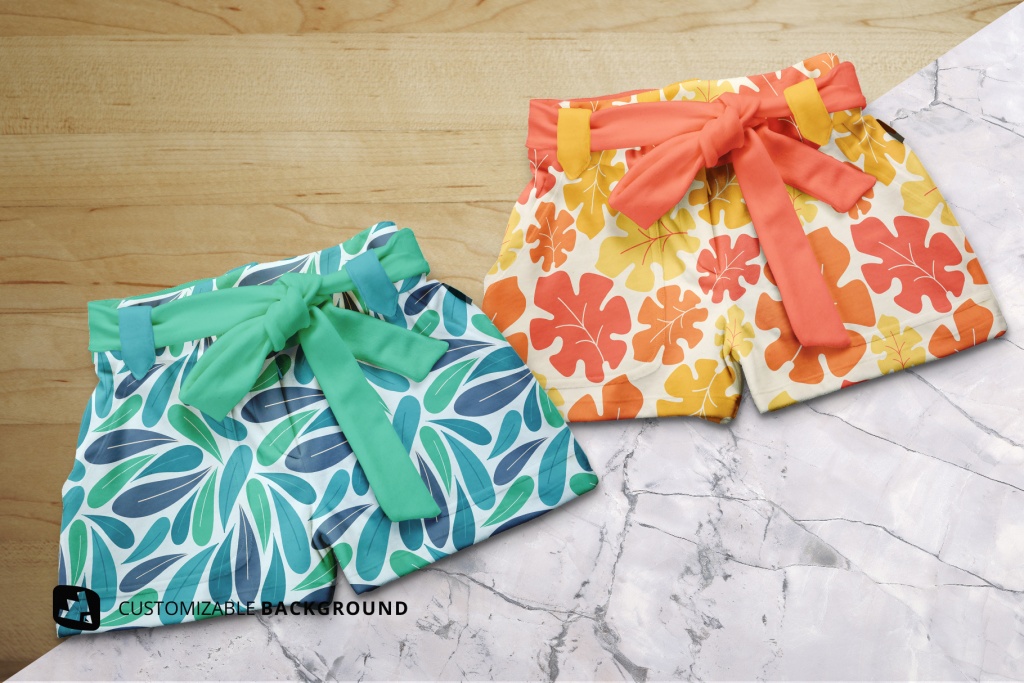 Women's Fancy Short Pants Mockup | Designertale