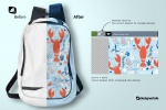 Top View Backpack Mockup - Designertale
