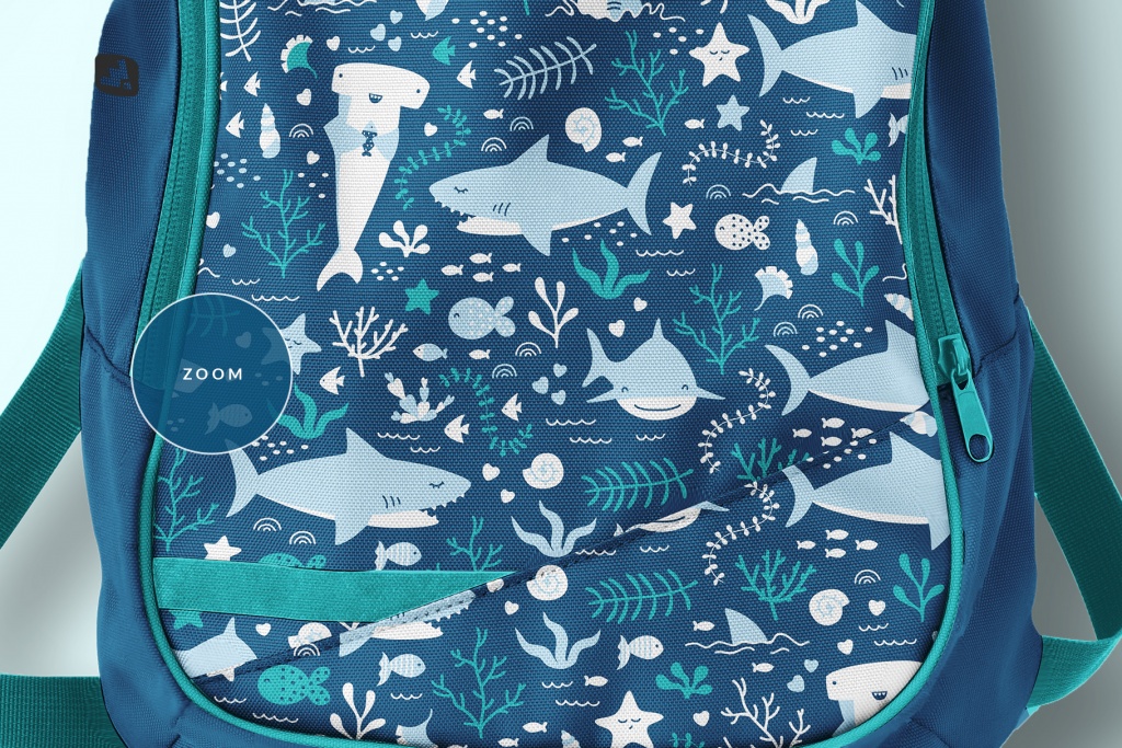 Top View Backpack Mockup - Designertale