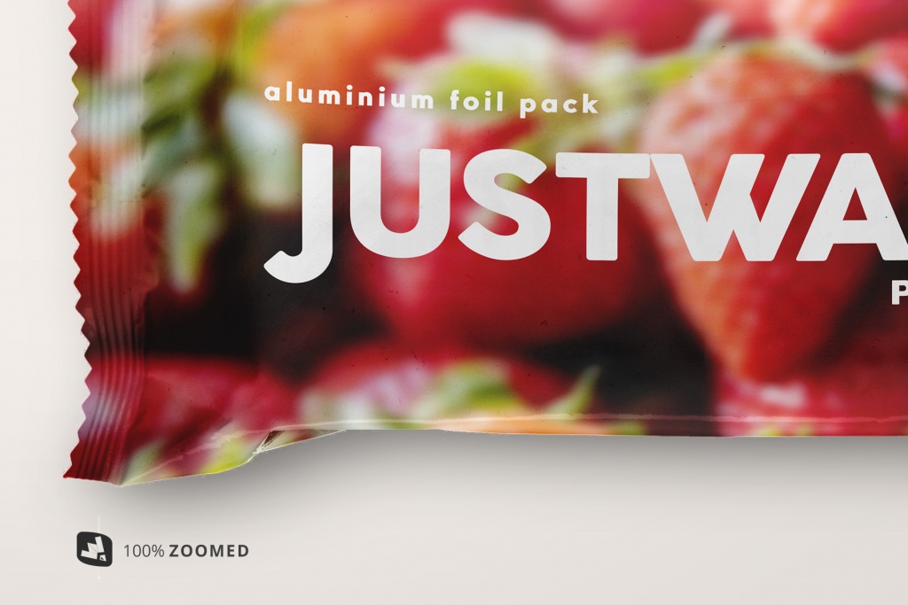 Top View Aluminium Pack Mockup | Designertale