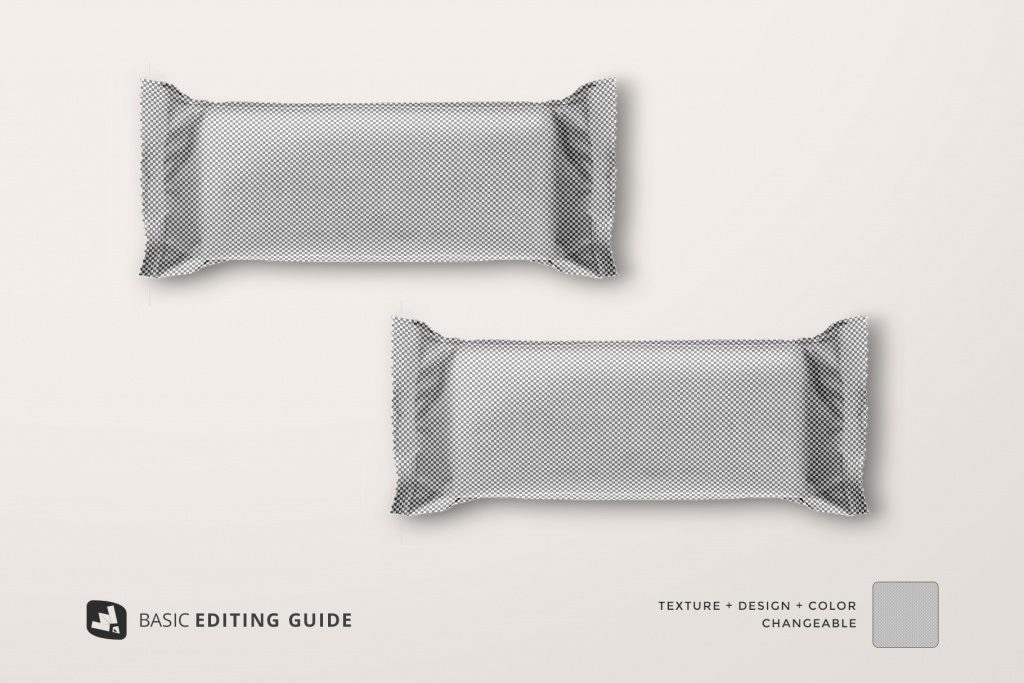 Top View Aluminium Pack Mockup | Designertale