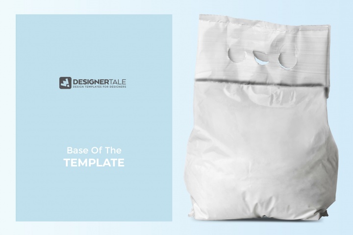 Washing Powder Bag Packaging Mockup - Designertale