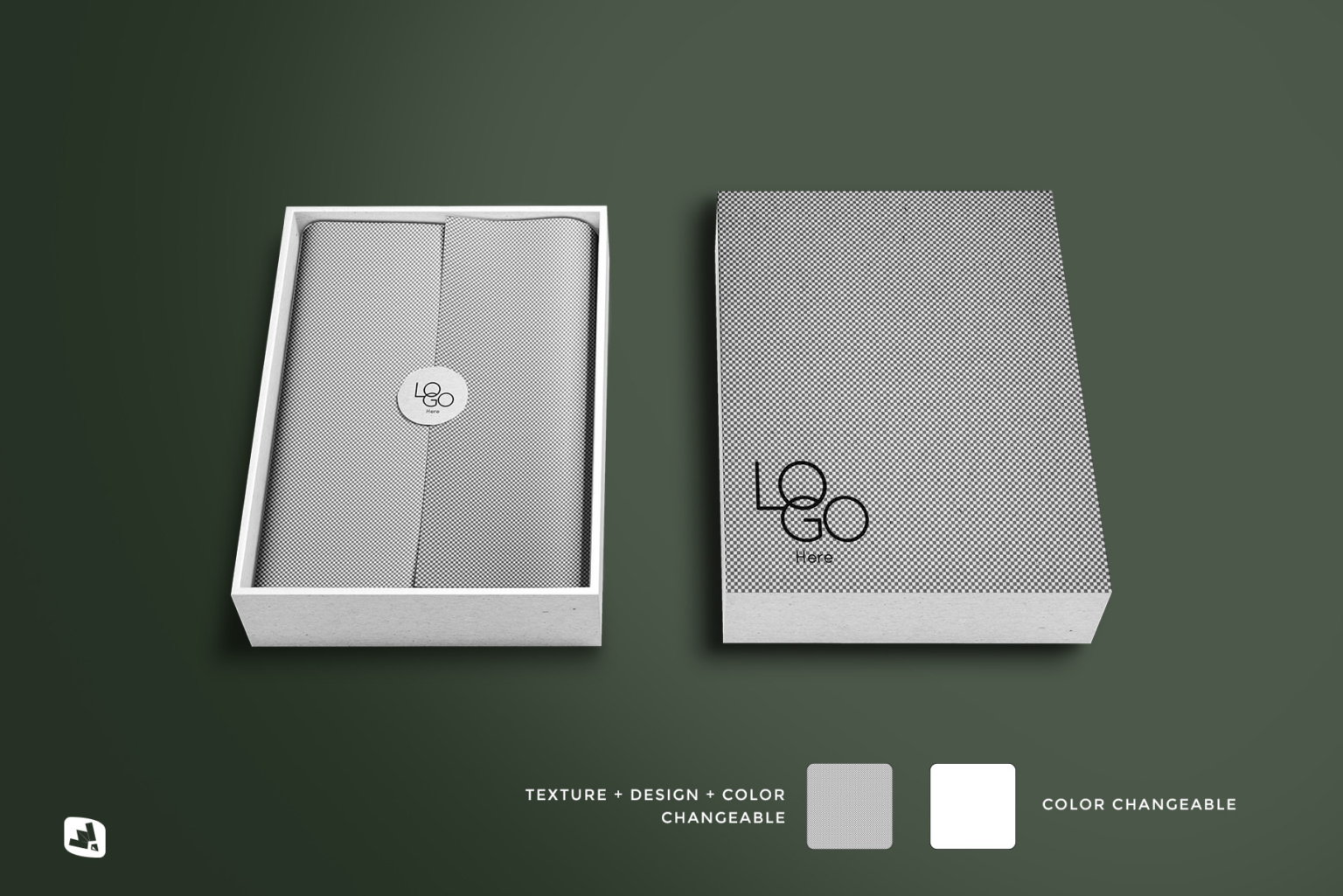 Garment Branding Box Mockup - Designertale