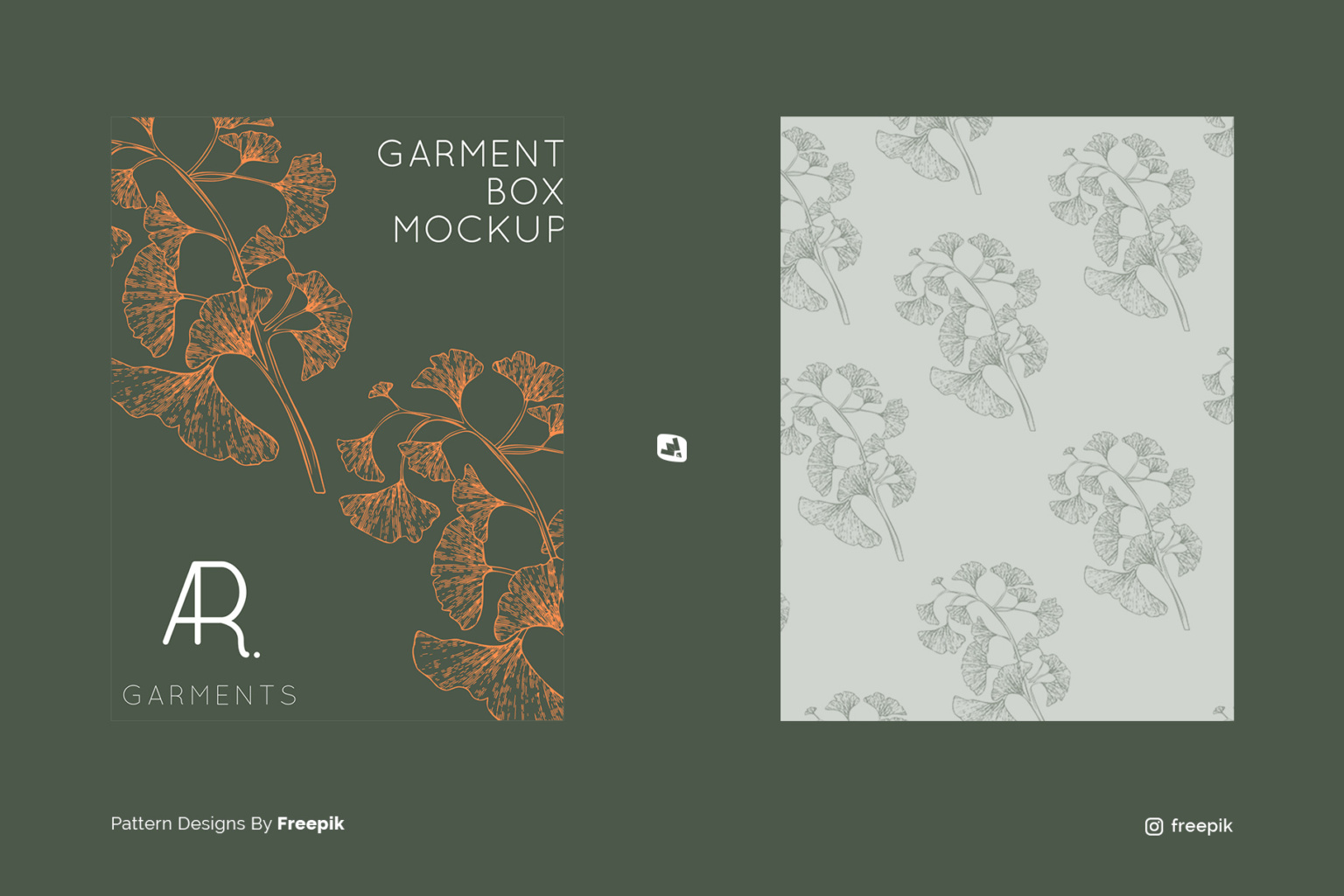 Garment Branding Box Mockup - Designertale