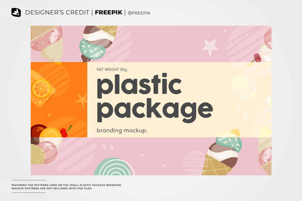 Plastic Package Branding Mockup - Designertale