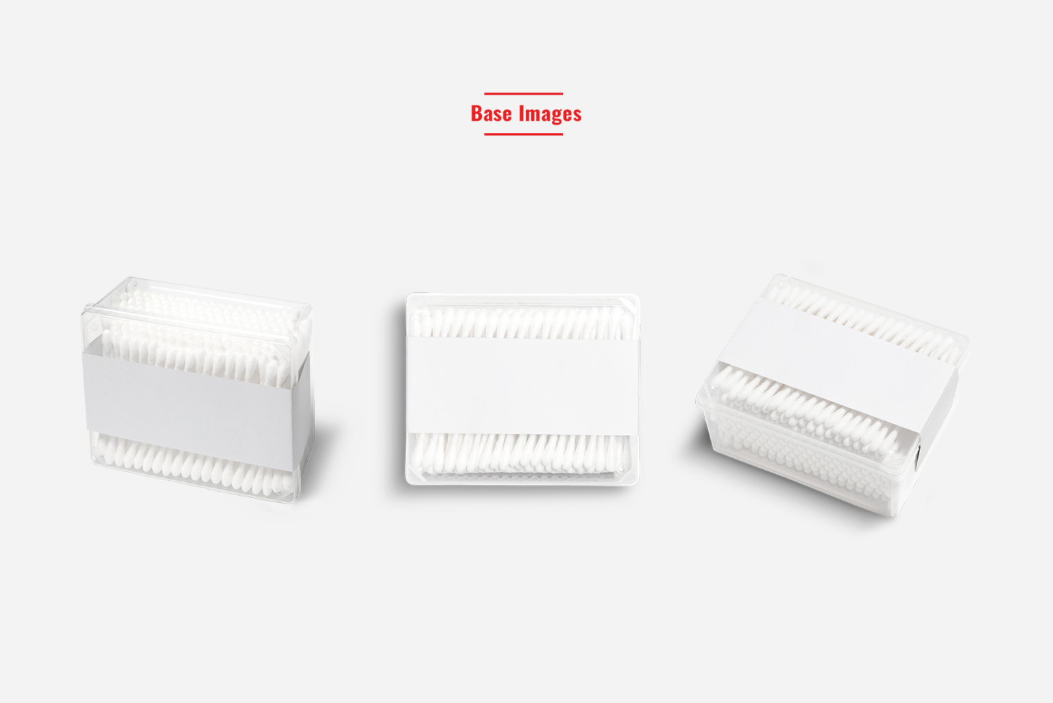 Cotton Swabs Pack Branding Mockup - Designertale
