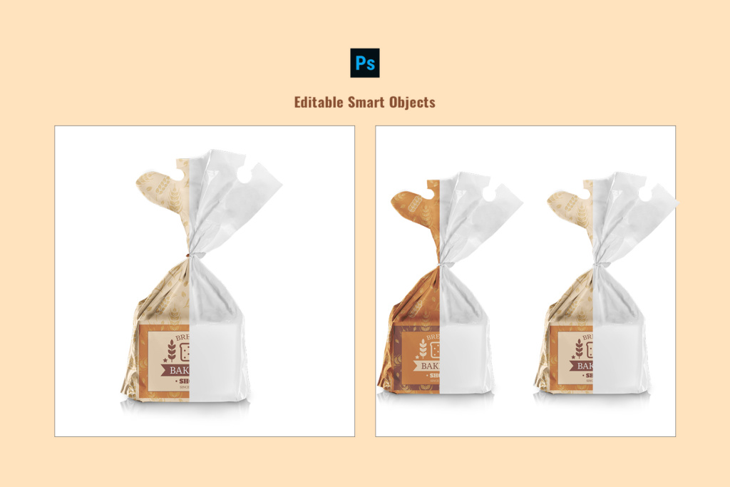 Sandwich Bread Packaging Mockup - Designertale