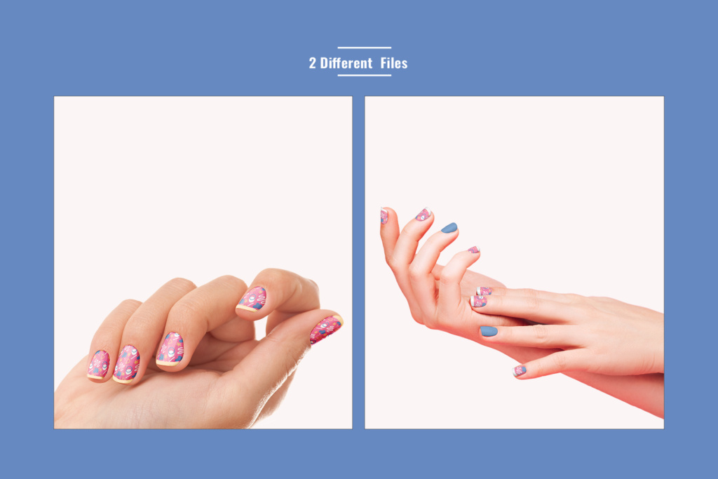 Manicured Nails Art Mockup - Designertale