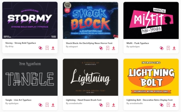 11+ Best Lightning Fonts: Energize Your Creations with Thunderous ...
