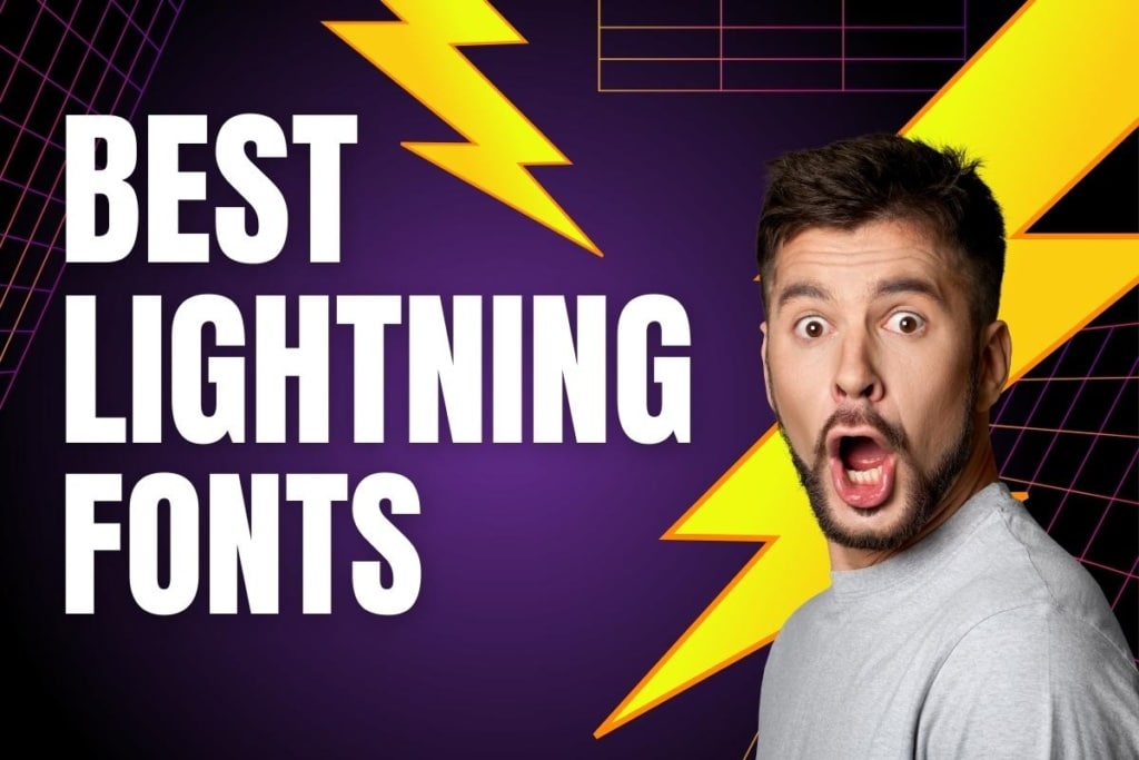 11+ Best Lightning Fonts: Energize Your Creations with Thunderous Typography" - Designertale
