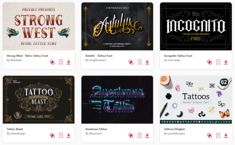 9 Best Cursive Tattoo Fonts for Your Next Ink Masterpiece - Designertale