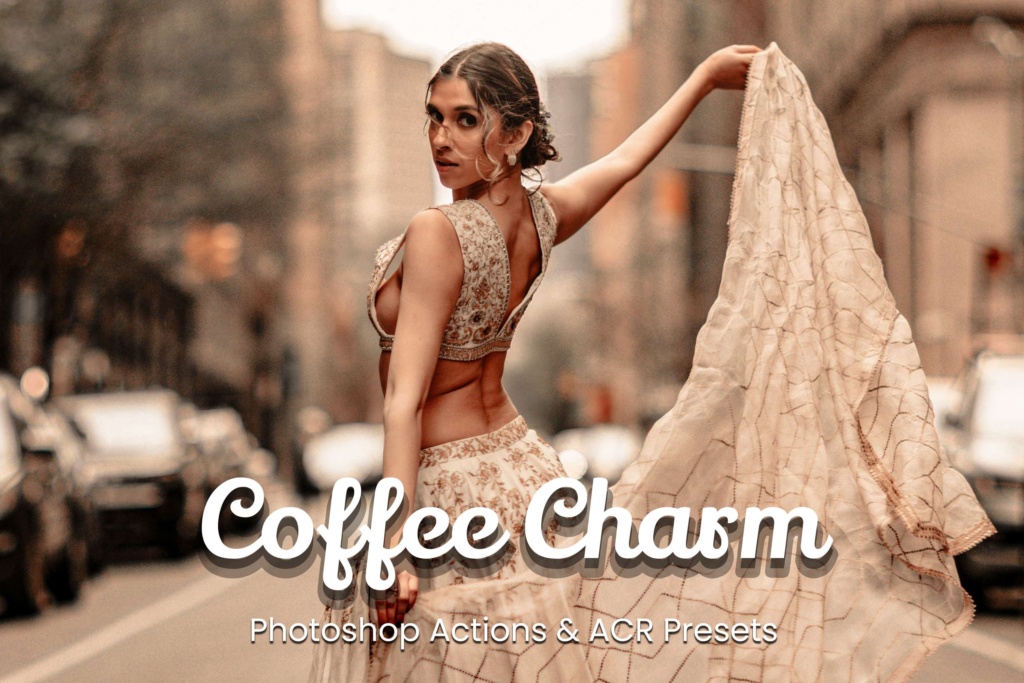 25 Coffee Charm Photoshop Actions - Designertale