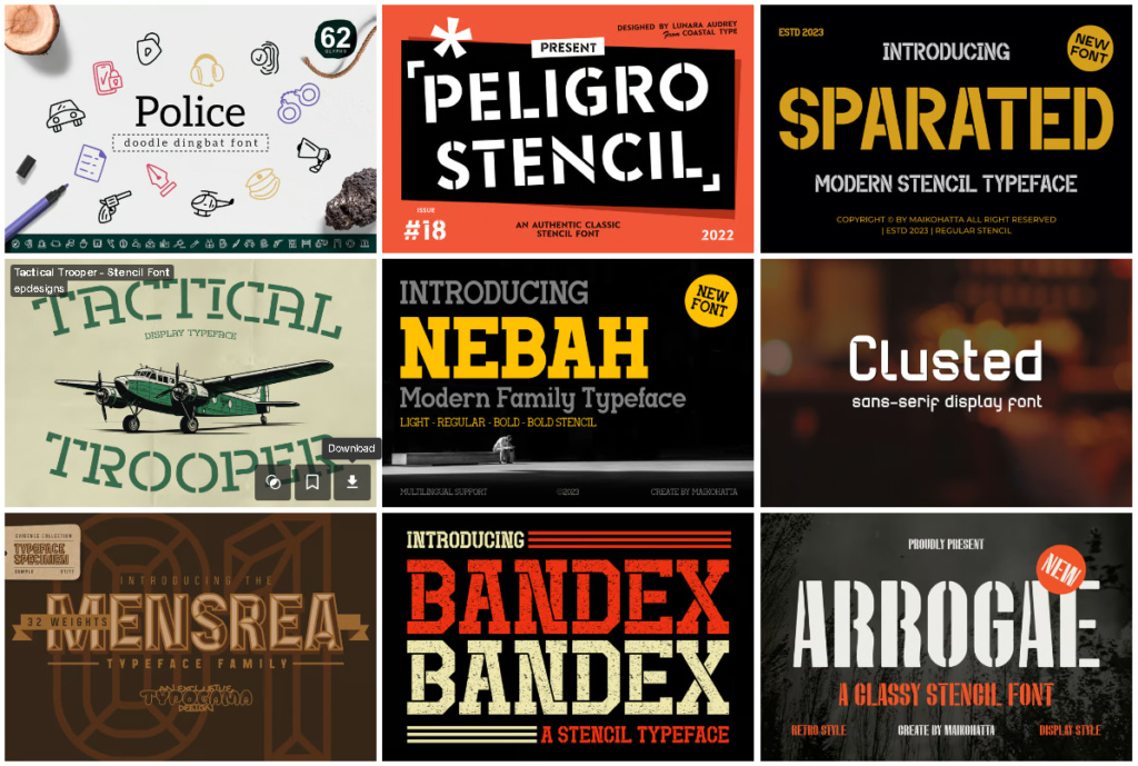 9+ Best Police Fonts for Commanding, Clear Designs (Buy Now) - Designertale